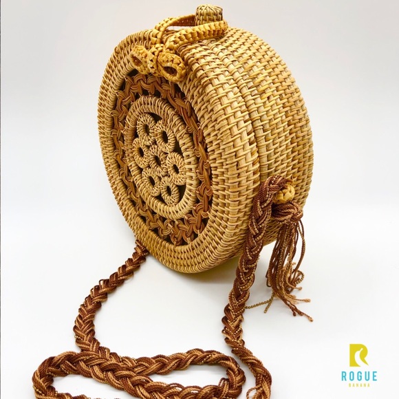 Bali Bag | Bags | Handwoven Bali Ata Round Rattan Purse Bag | Poshmark